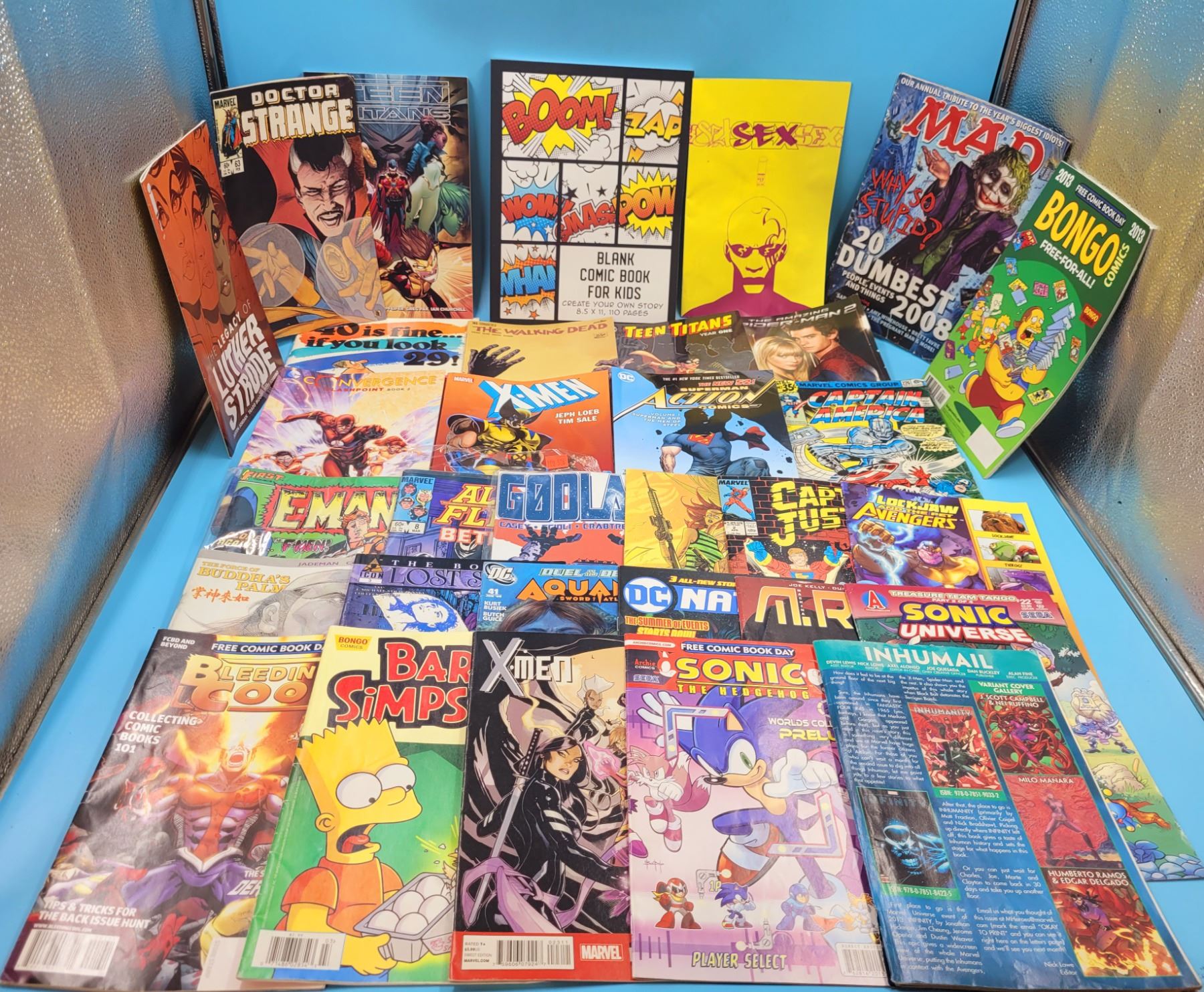 Assorted Comic Lot (DC, Marvel, Sonic, etc.)