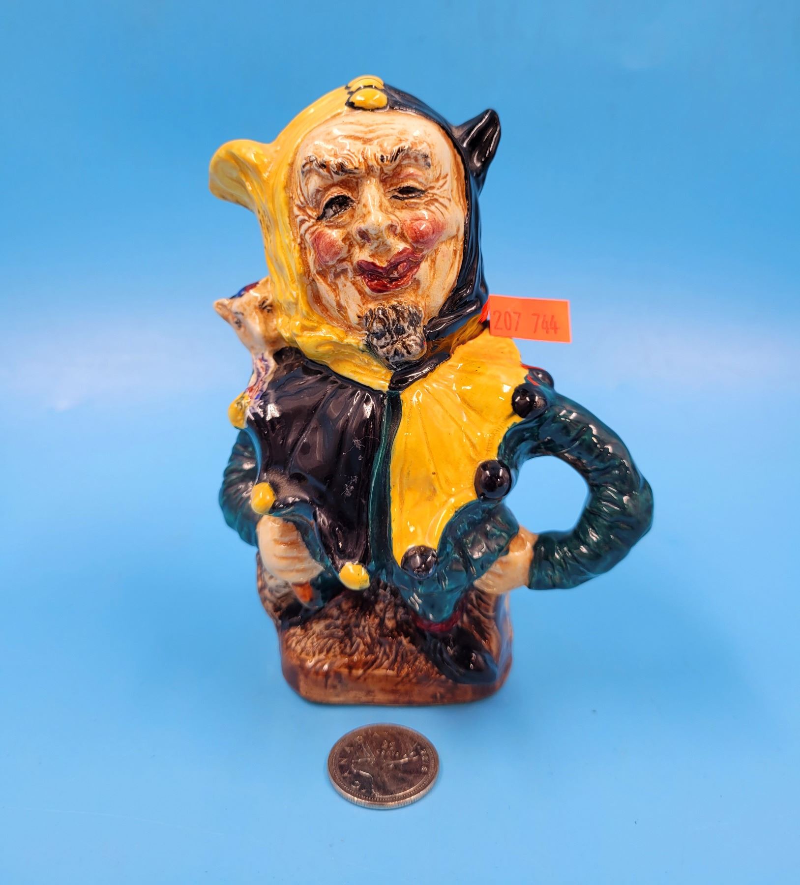 Burleigh Ware Jester Toby Jug Made in England