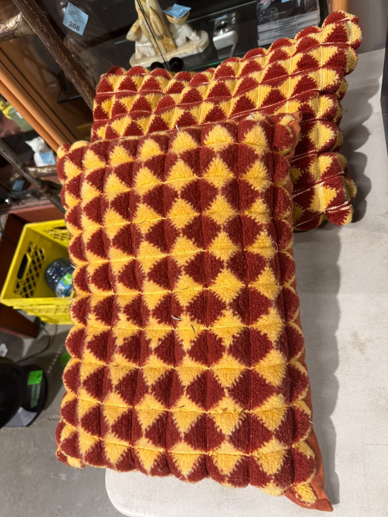 Vintage throw pillows