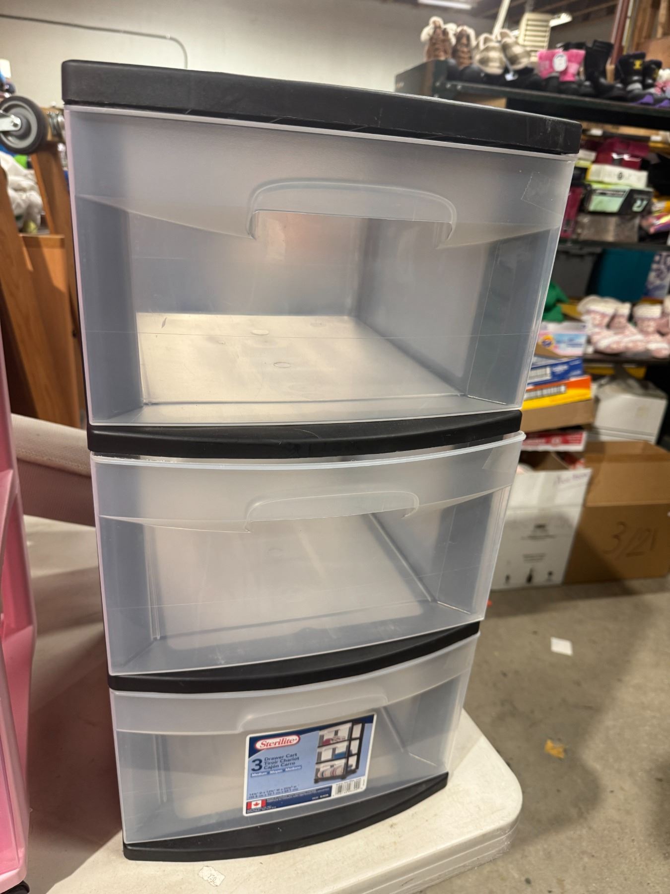 Sterilite storage drawers