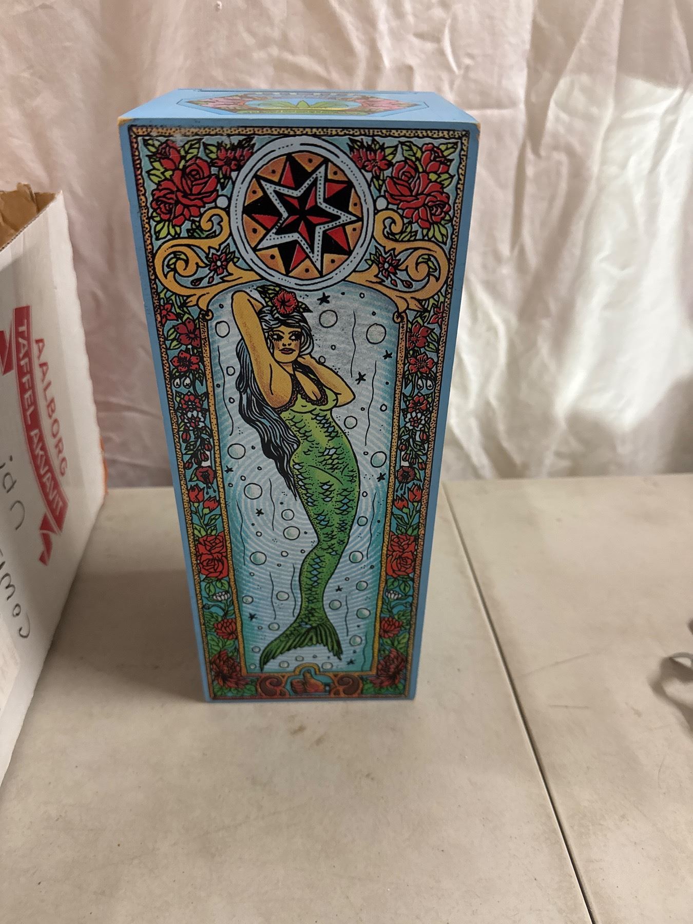 Limited edition Jose Cuervo painted box. signed