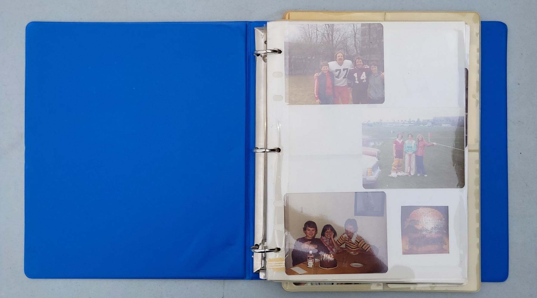 Binder with Old Photos - Sports, etc