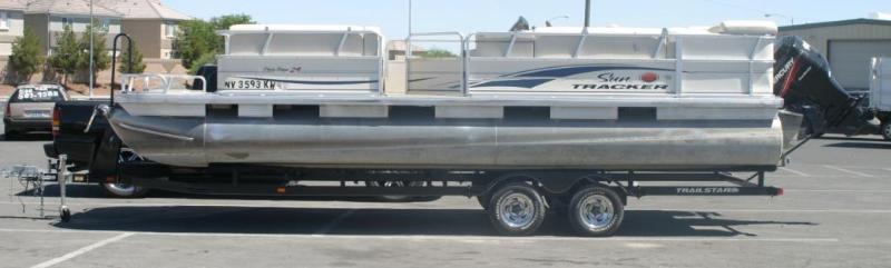 2005 Tracker Marine Group Pontoon & Trailer