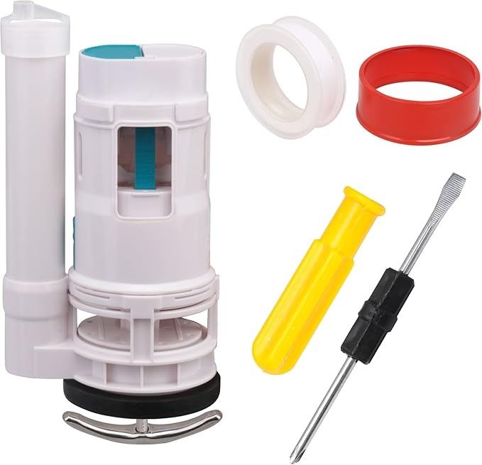 Rdexp White 18Cm/7.08Inch High Water Tank Connection Dual Flush Toilet ...