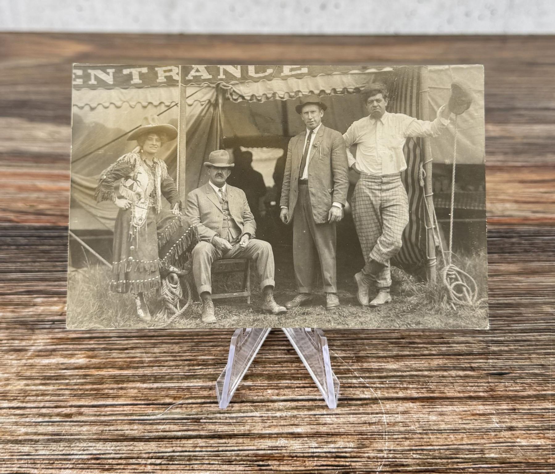 Lulu Bell Parr Wild West Show RPPC Postcard