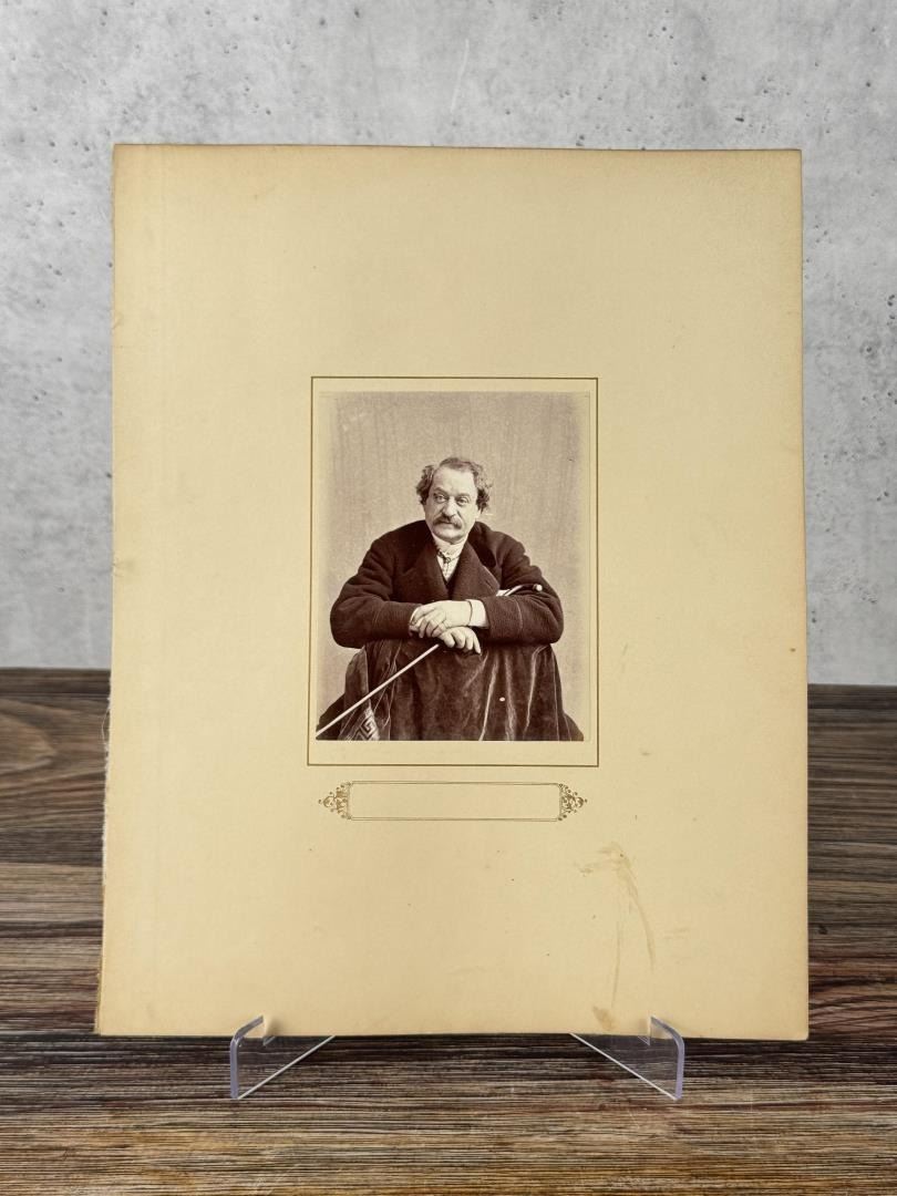 Antique Photo Of American Actor John Brougham