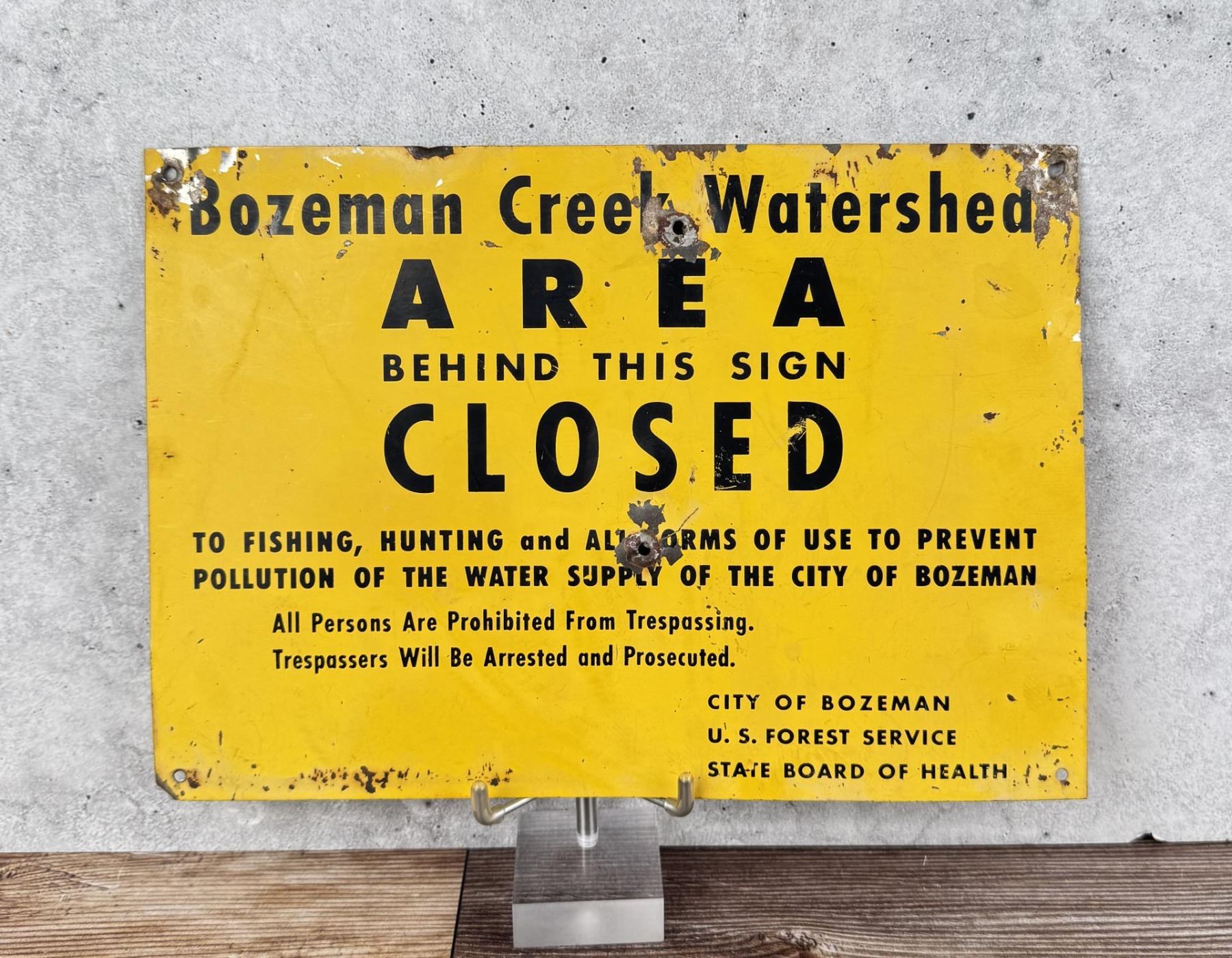 US Forest Service Bozeman Montana Sign