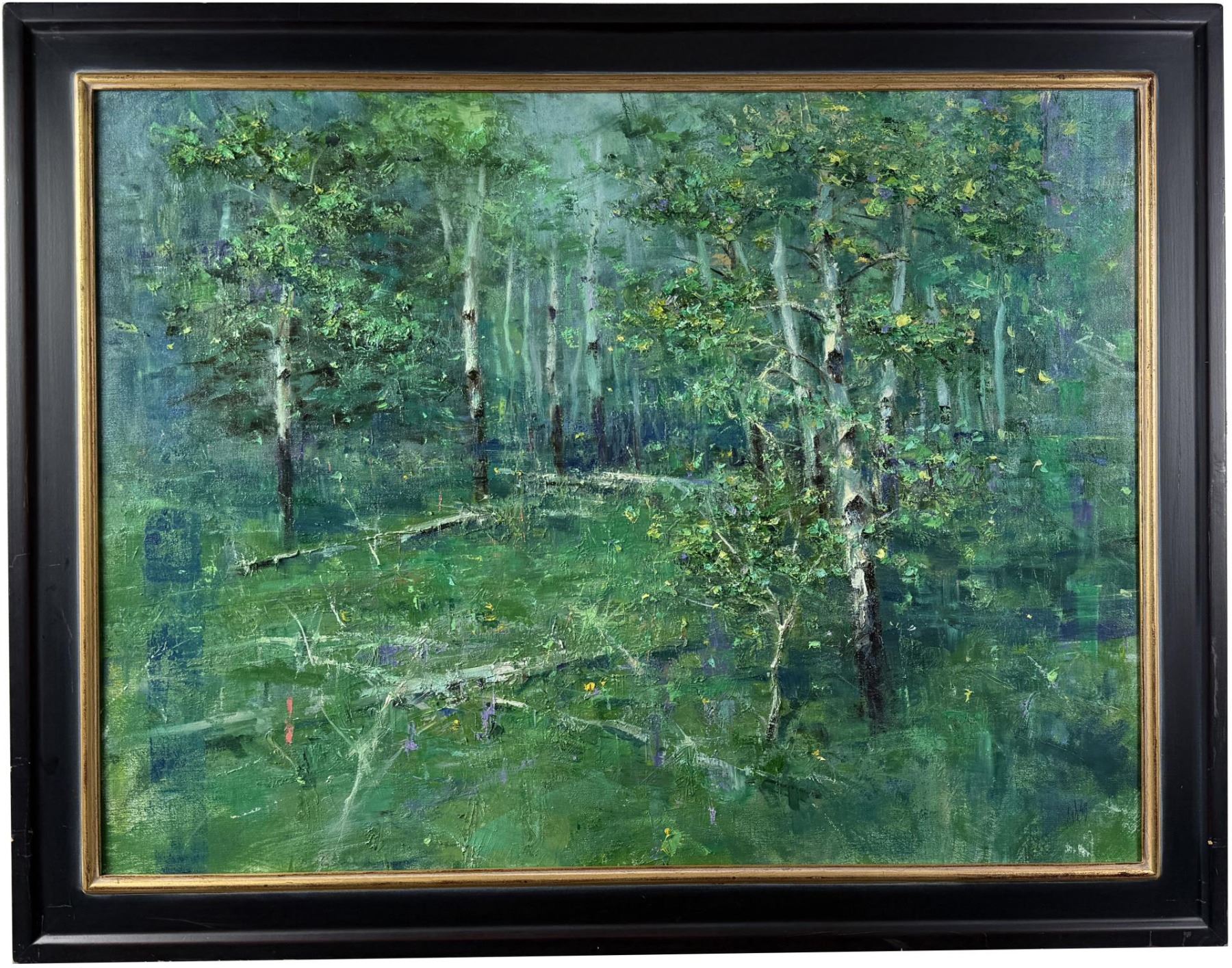 Mike Wise Aspen Grove Oil Painting