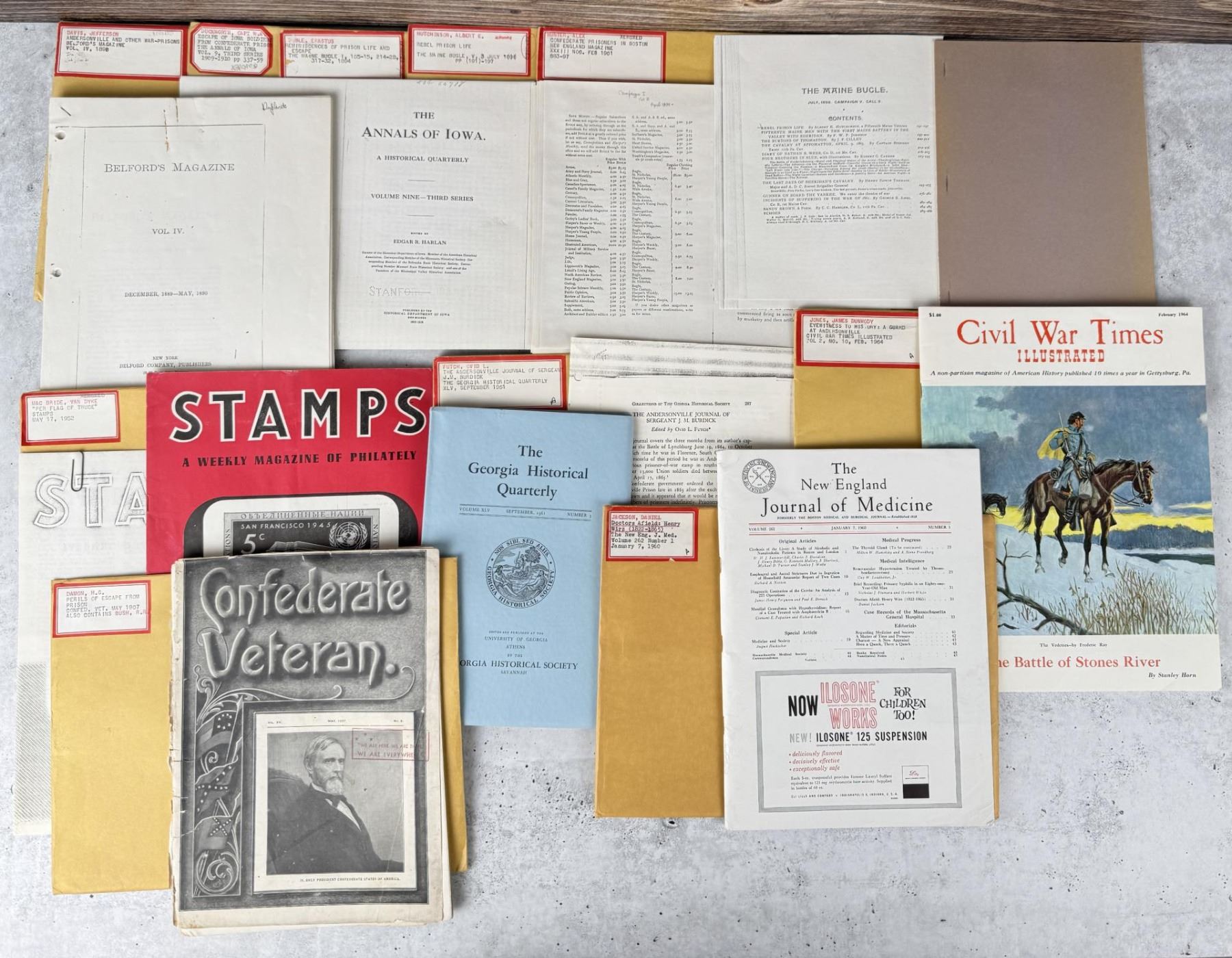 Collection of Civil War Research Documents