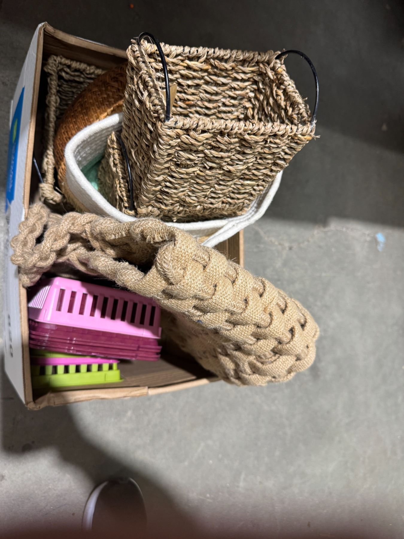 Assorted baskets