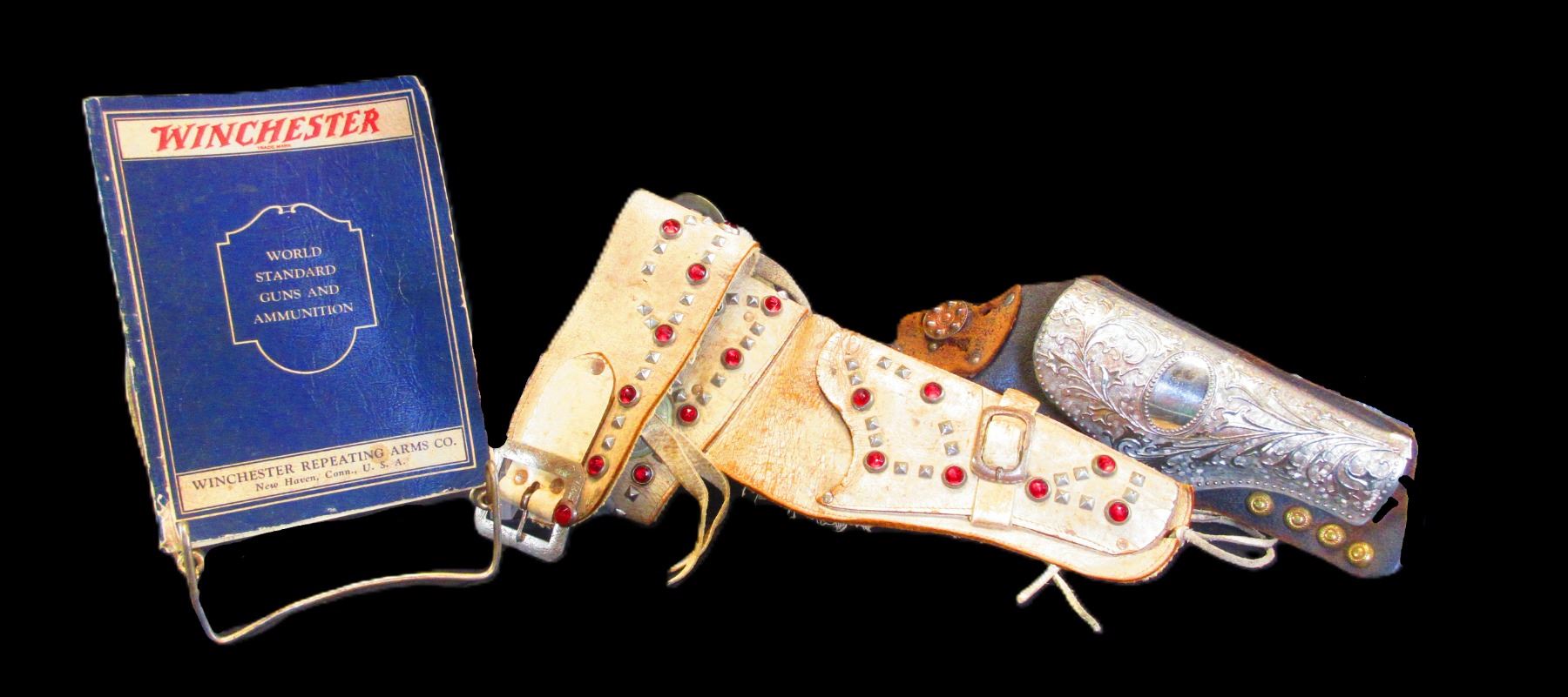 Kids Holster With Square Studs, Glass Beads, And Nickel Conchos ...
