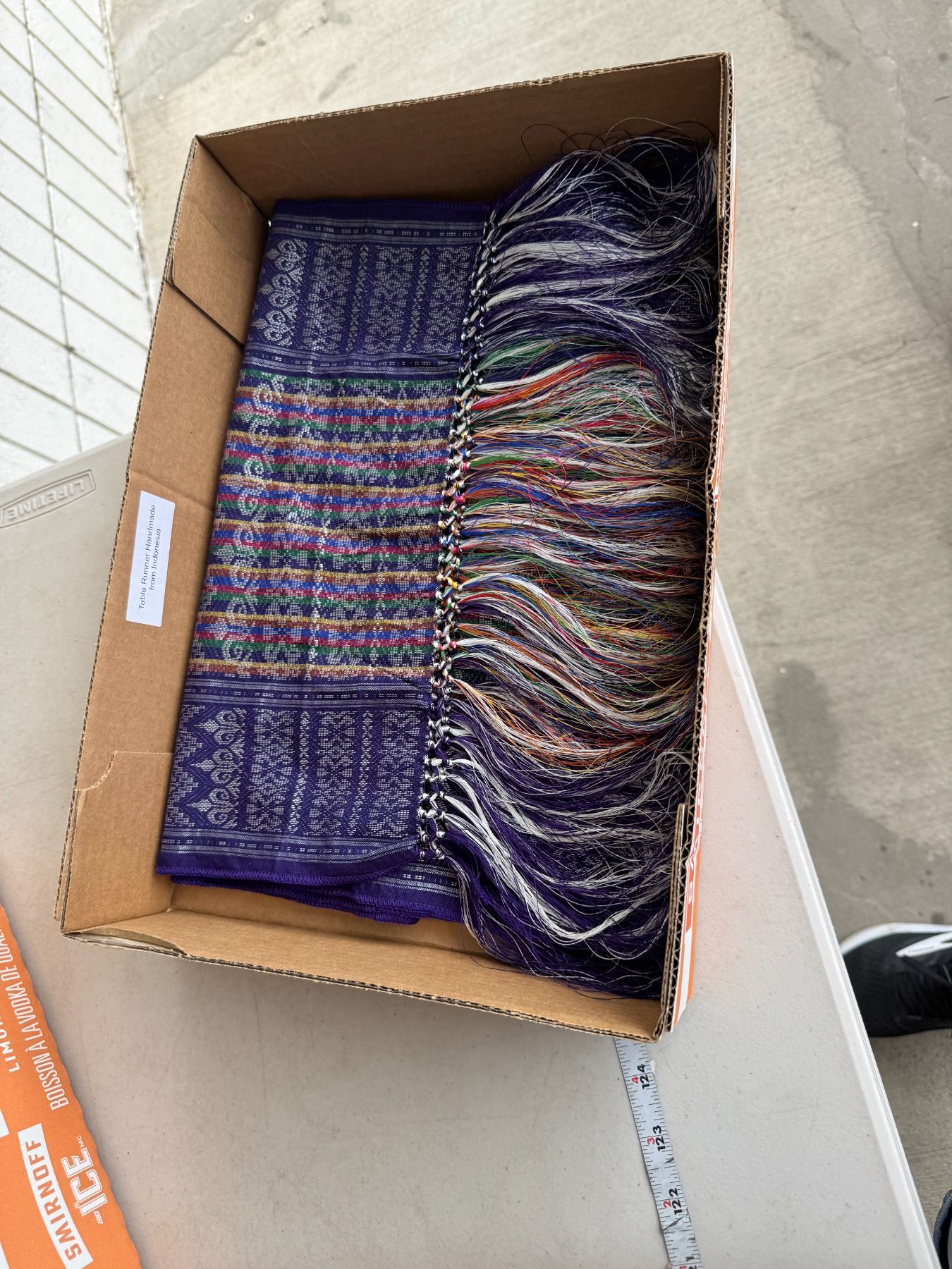 Table runner handmade from Indonesia