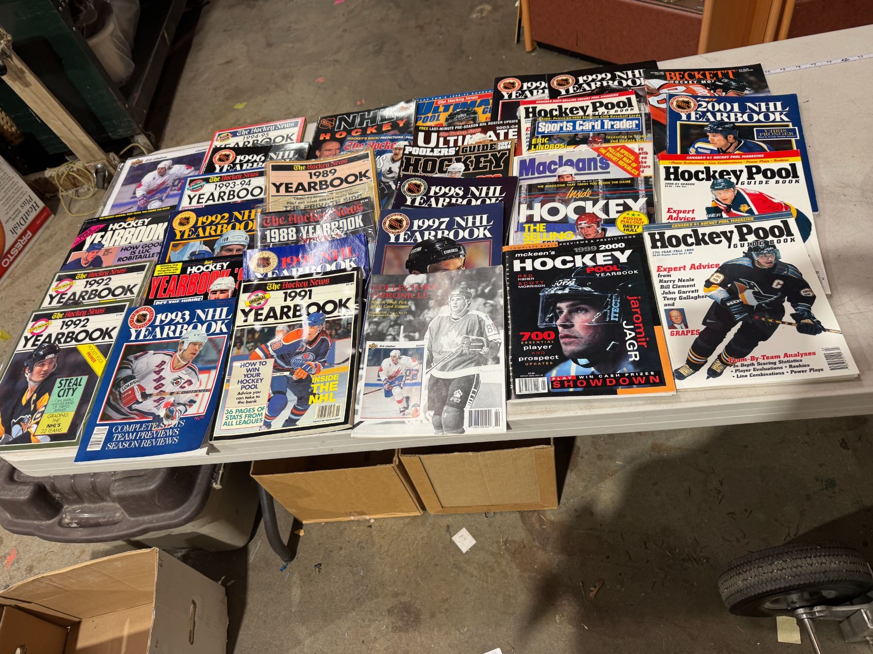 Sports magazines
