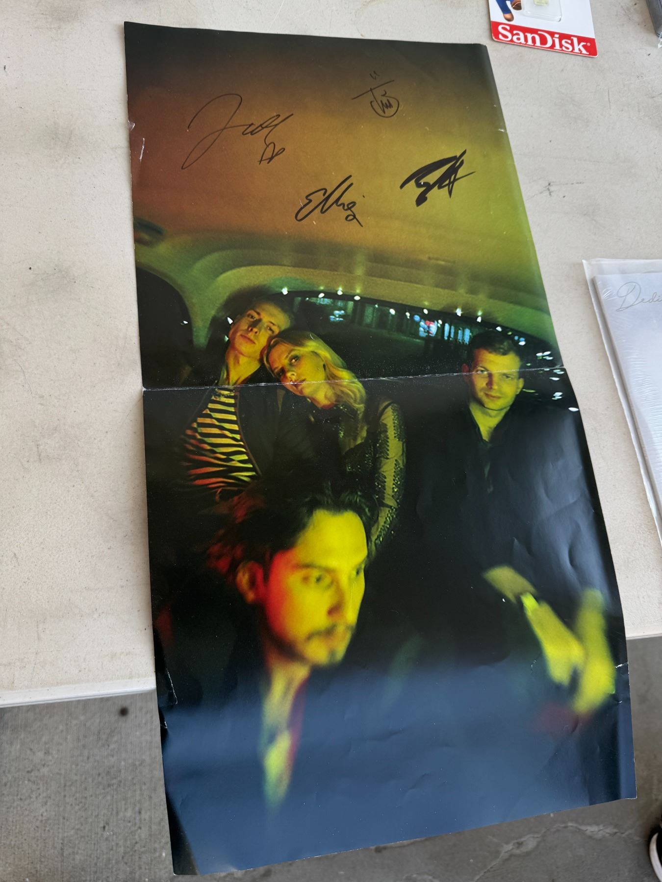 Signed poster