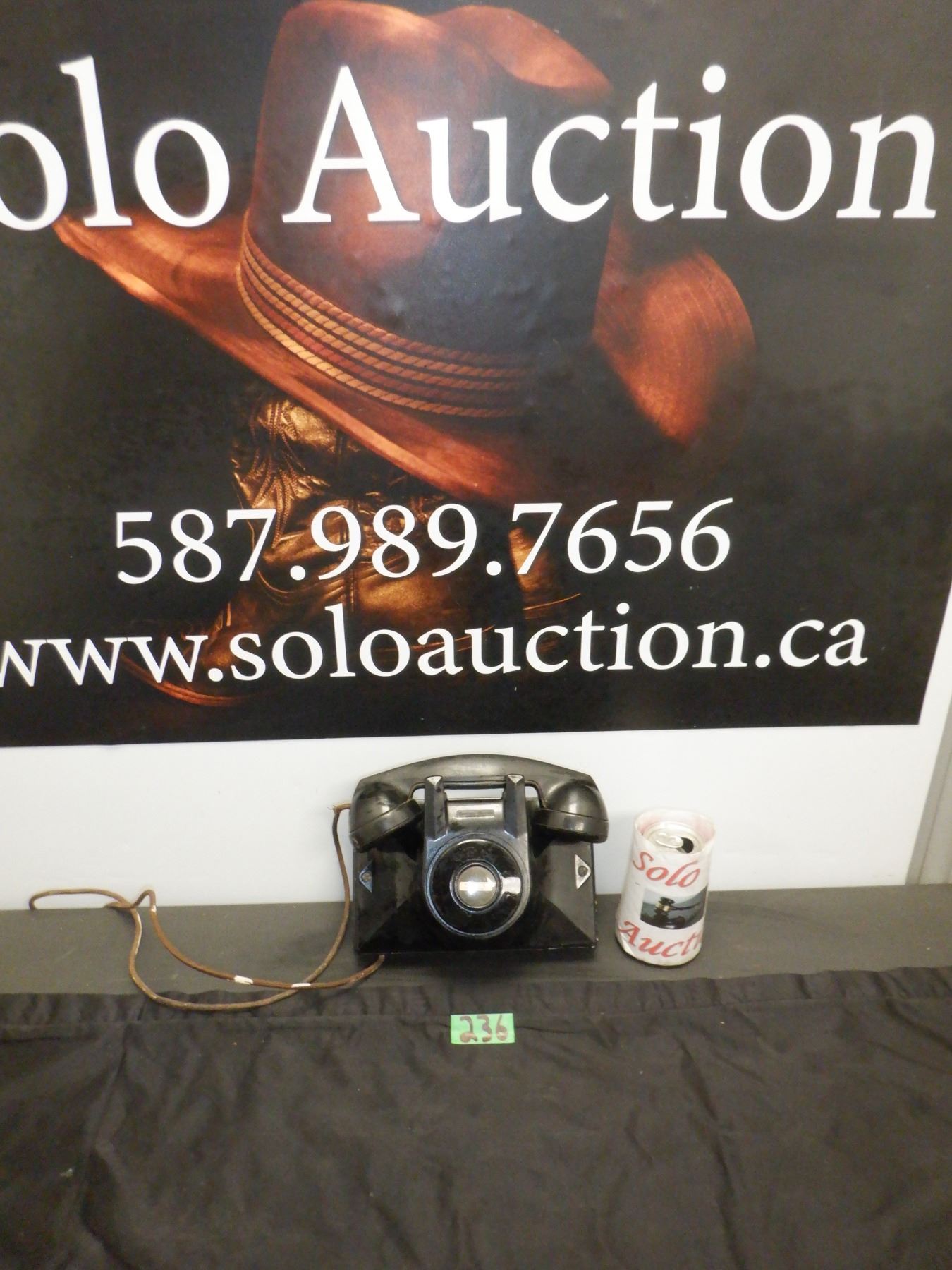 Early Northern Electric hand set telephone rotary dial 1955