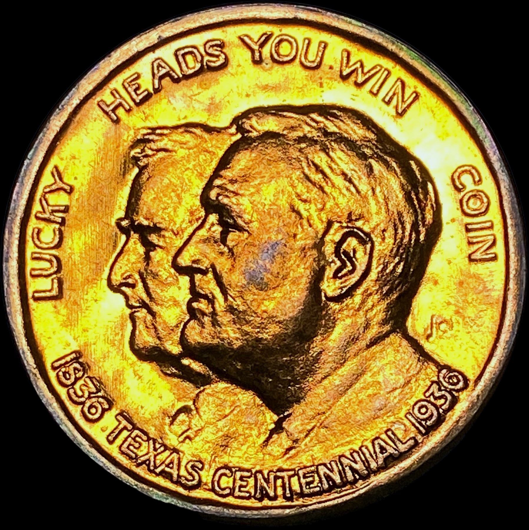 1936 Texas Centennial Lucky Coin CHOICE BU