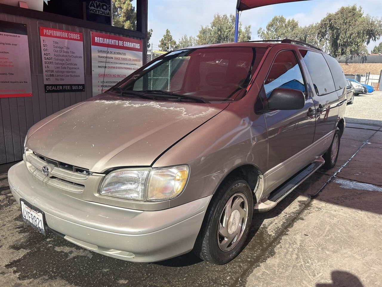 1998 TOYOTA SIENNA