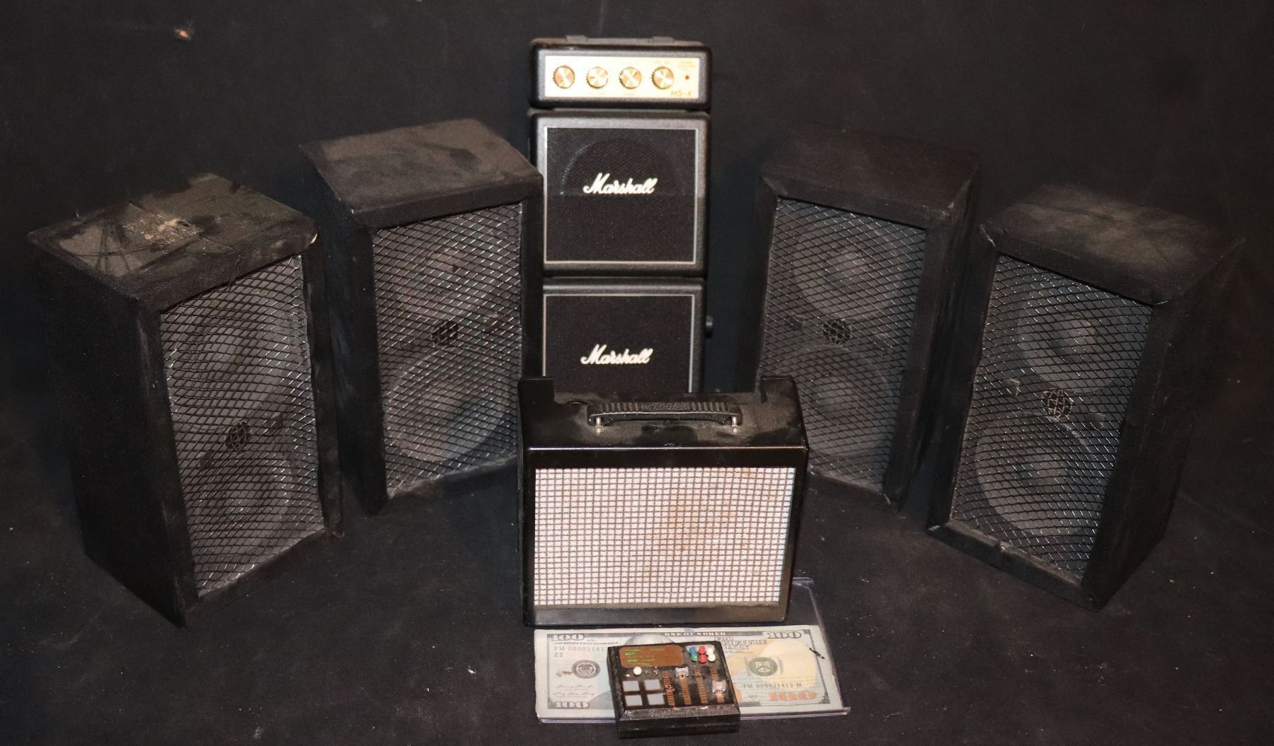 ZZ BIG BROTHER BENNY THE BB SQUIRREL ROCK AMPS DOUBLE STACK
