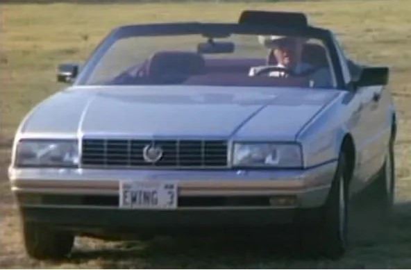 DALLAS TV EWING 2 MISS ELLIE METAL 1984 TEXAS LICENSE PLATE SCREEN MATCHED