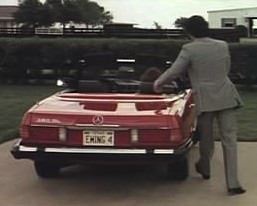 DALLAS TV EWING 2 MISS ELLIE METAL 1984 TEXAS LICENSE PLATE SCREEN MATCHED