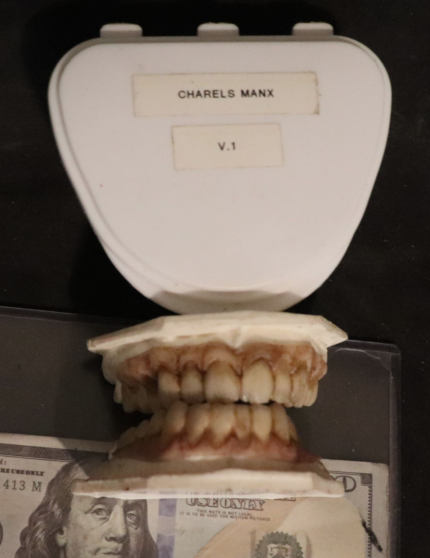 NOS4A2 CHARLIE MANX SCREEN MATCHED HERO OLD MAN TEETH ON CASTINGS IN ...