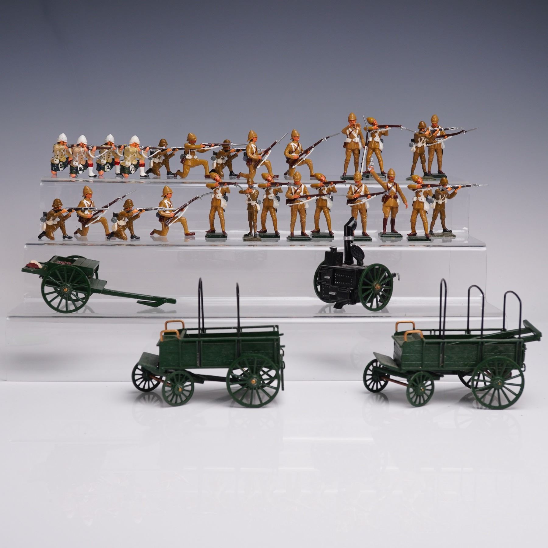 35pc Trophy Toy Soldiers and ANI Zulu War 24th of Foot Set