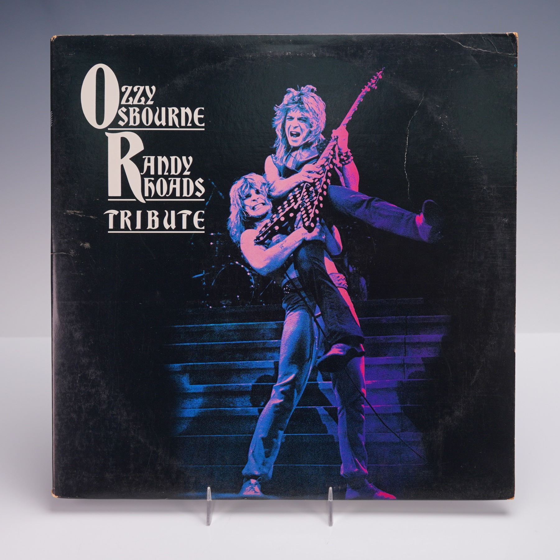 CBS Records Ozzy Osbourne Vinyl Record, Randy Rhoads Tribute