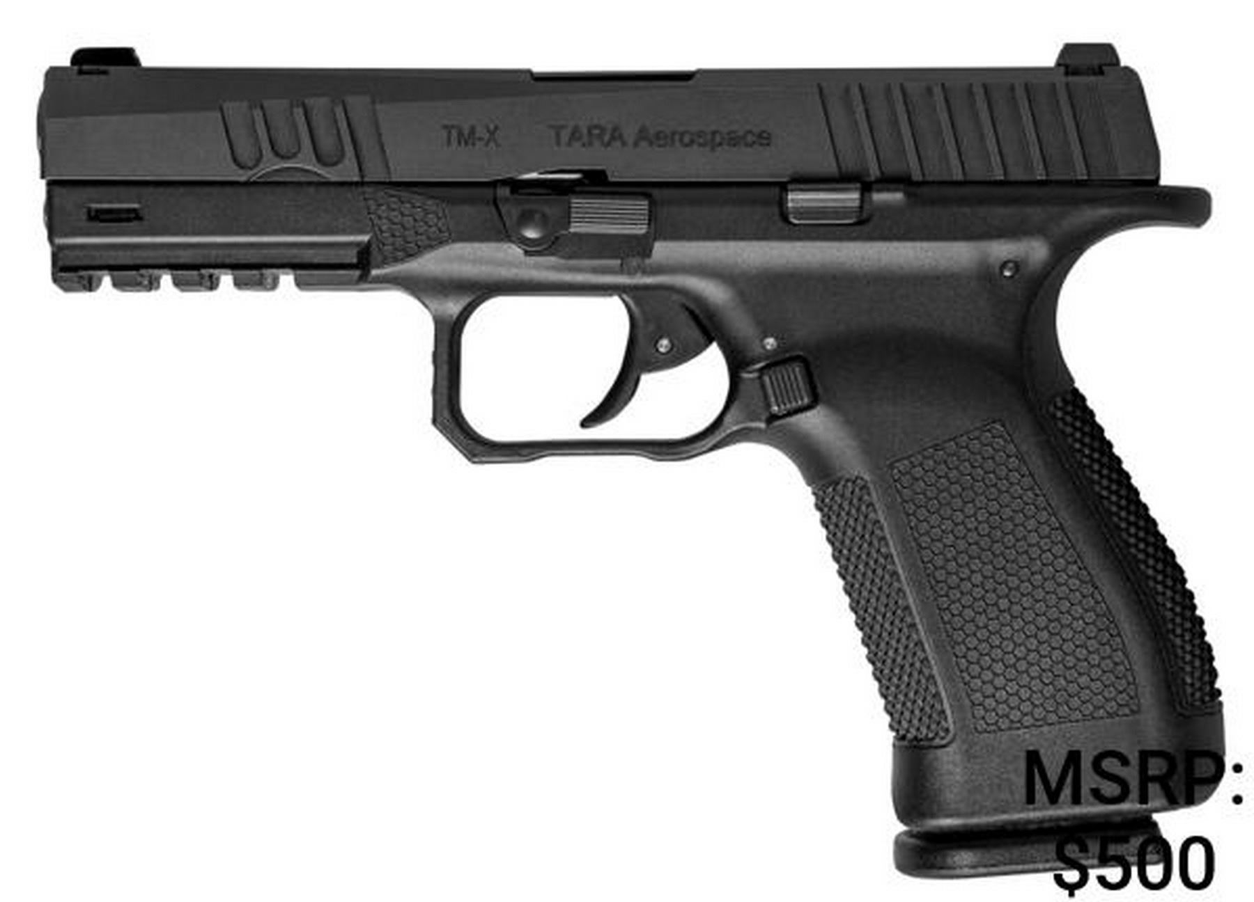 Tara Aerospace TM9-X 9mm Pistol