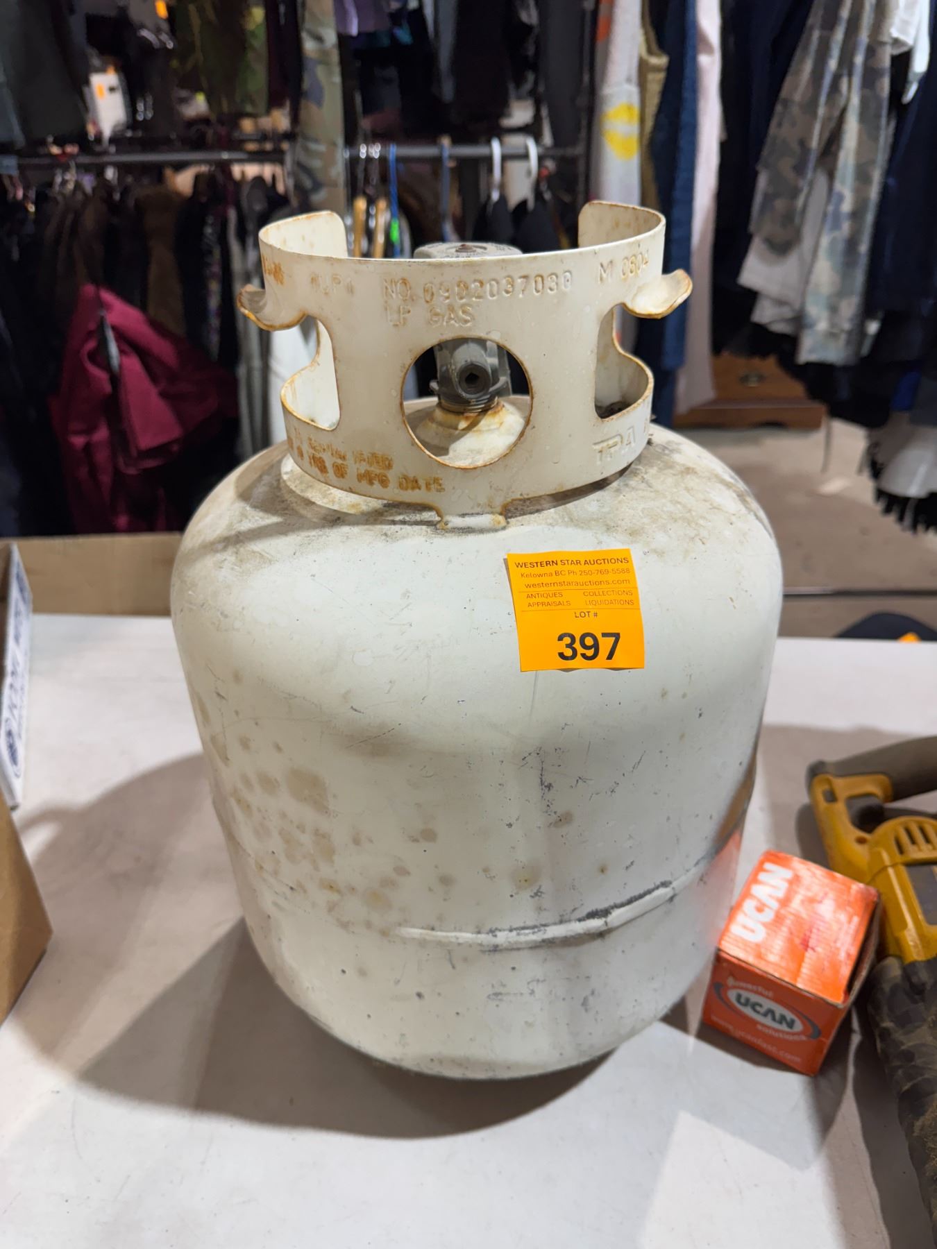 Propane tank full
