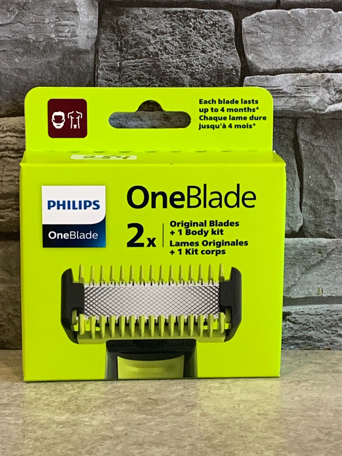 Phillips OneBlade - 2 x Original Blades + 1 Body kit - New