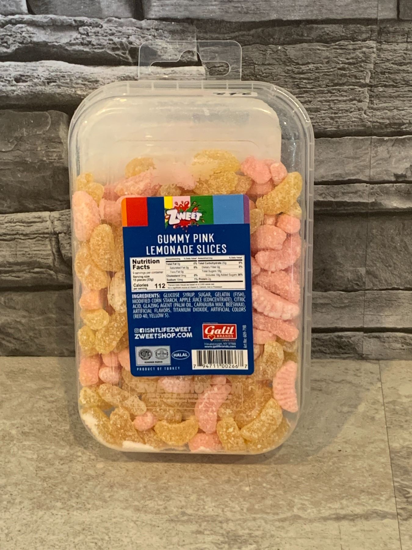 Zweet Gummies Pink Lemonade Slices - 285g - New