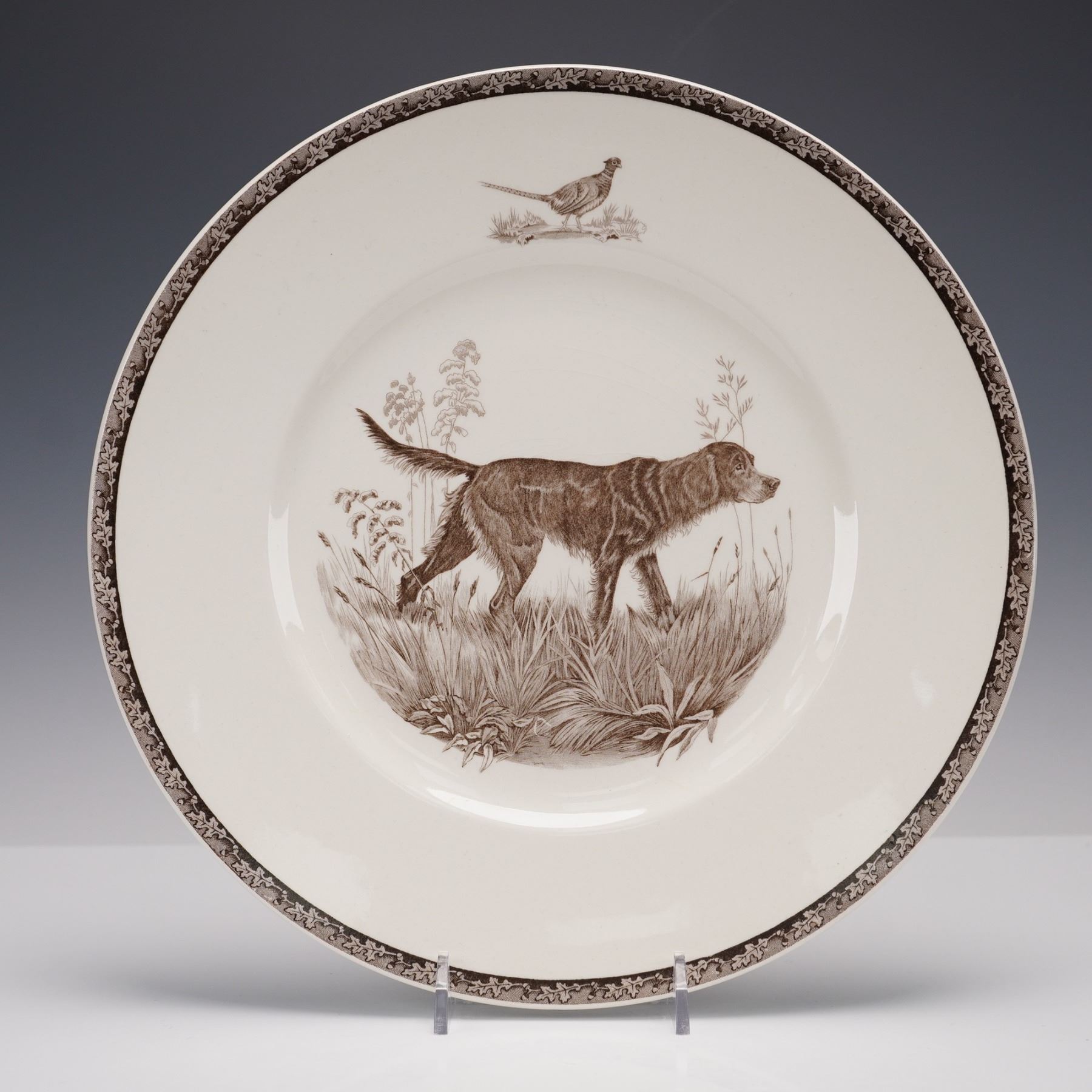Wedgwood American Sporting Dog Plate, Gordon Setter
