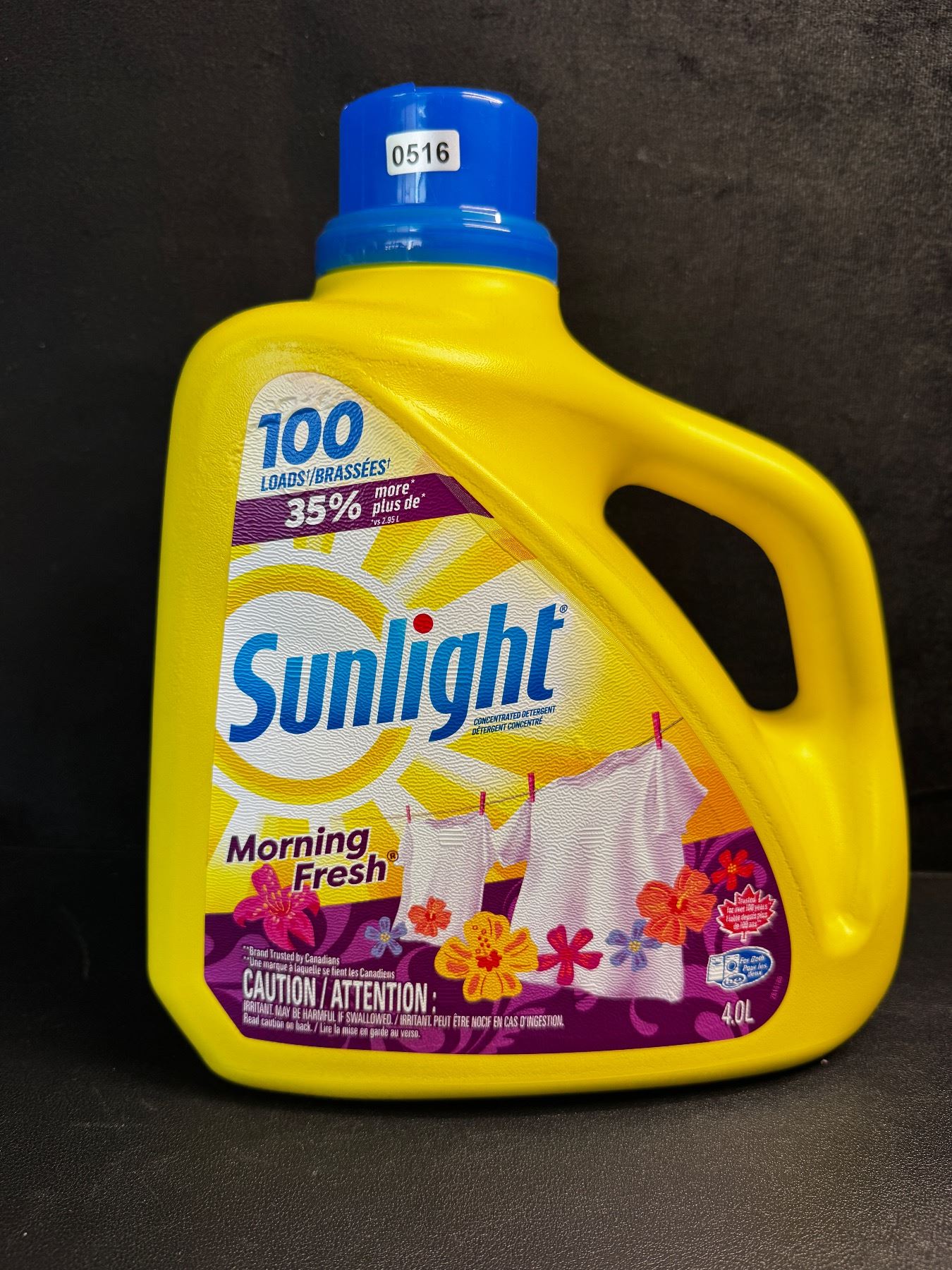 1 4.0L Bottle of Sunlight Morning Fresh Laundry Detergent 100 Load ...