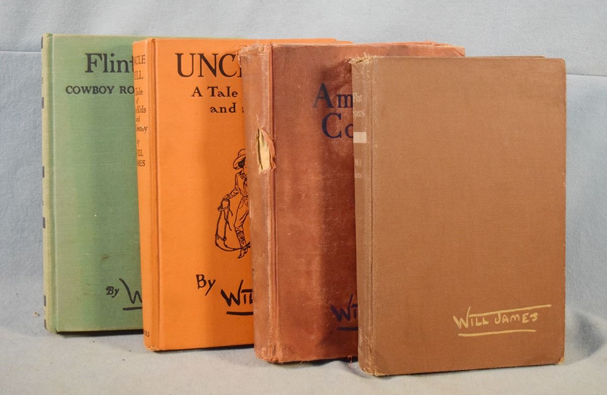 (6) Will James Books, non firsts: The American Cowboy, Charles Scribner ...