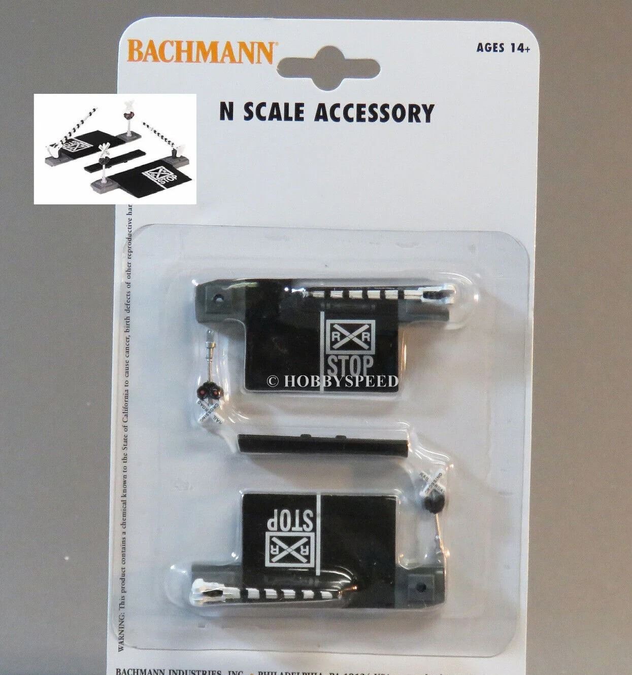 Bachmann Dual Crossing Gates - N Scale