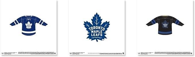 Gallery Pops Nhl Toronto Maple Leafs - Jersey Wall Art Bundle 3-Pack