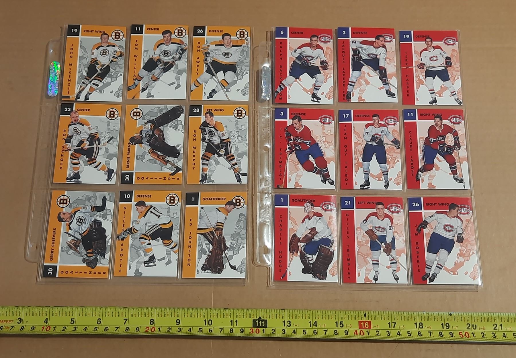 (18) Park Hurst Hockey Cards, Ruon School, Terry Harper.