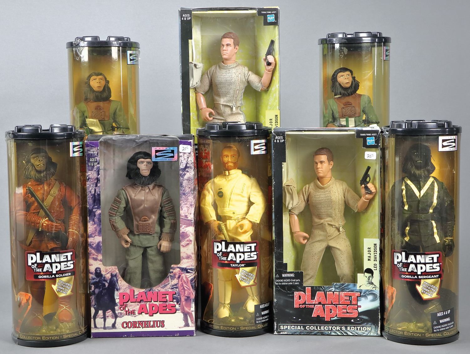 Group of (7) Planet Of The Apes Action Figures,
