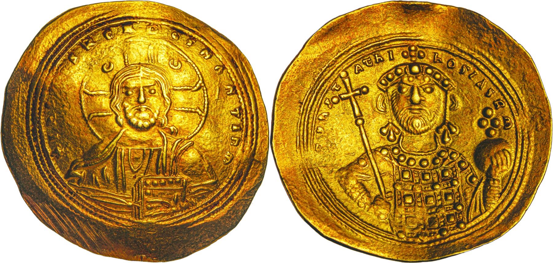 Constantine IX Monomachus 1042-1055 Histaménon nomisma , Constantinople ...