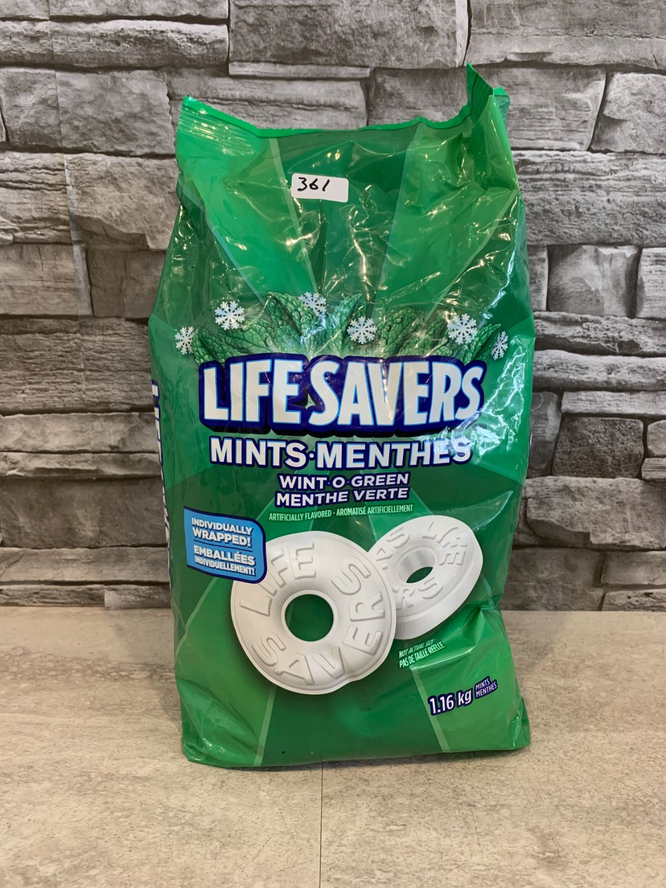 Life Savers Mints Wint O Green 1.16 kg Bag