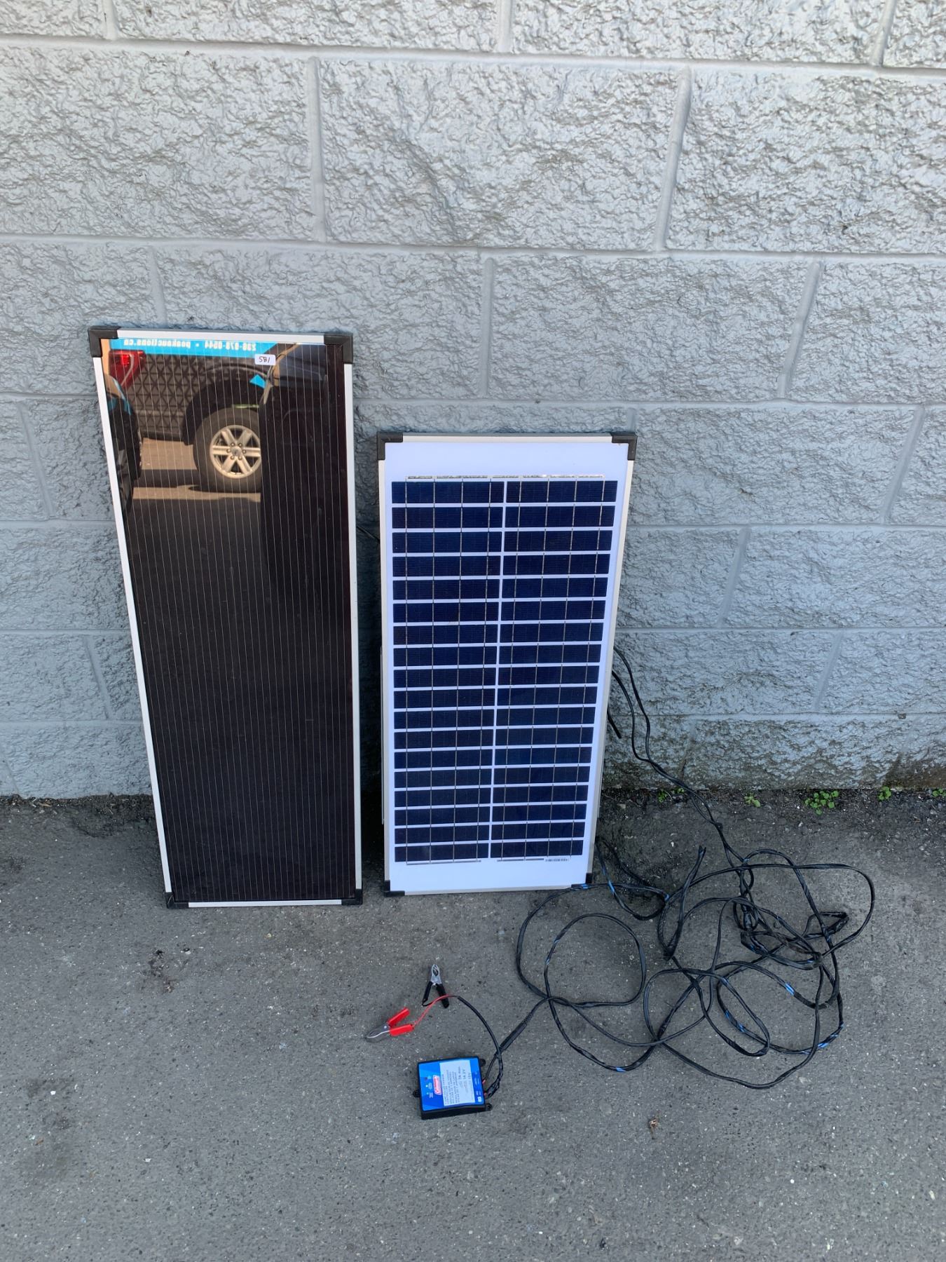 COLEMAN - 1x18W Solar Panel & 1x40W Solar Panel. W/7 Amp Solar Charge ...
