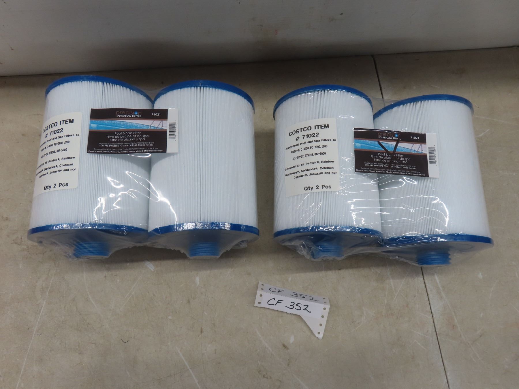 4 Precision Pureflow Filters for Pools and Spas New or Store Return ...