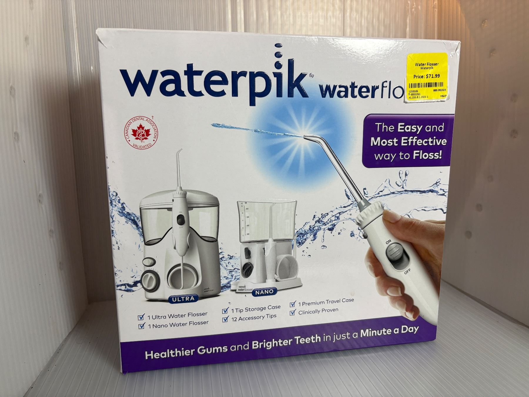 Waterpik water flosser with Ultra and Nano