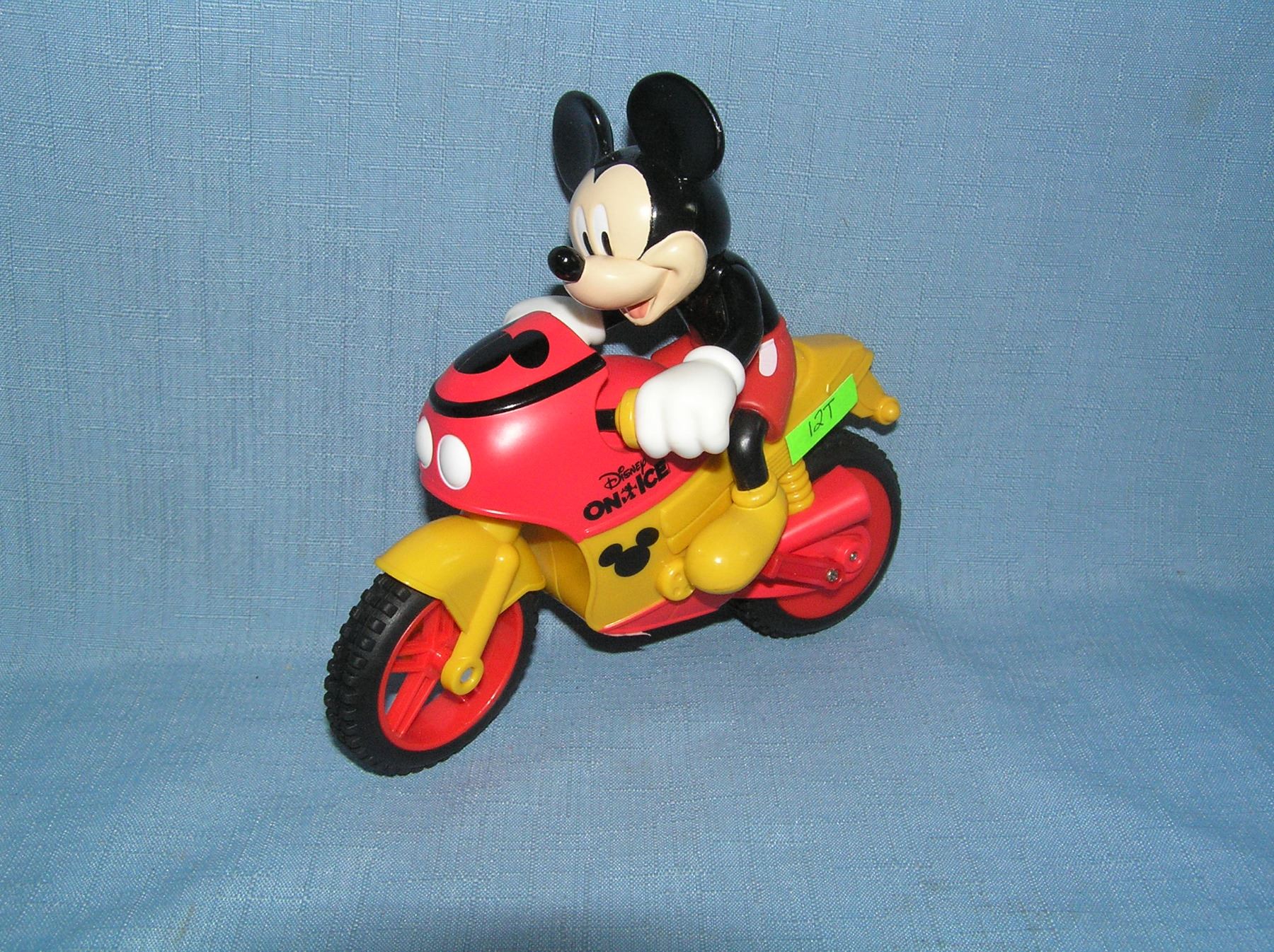 Mickey Mouse on motorcycle