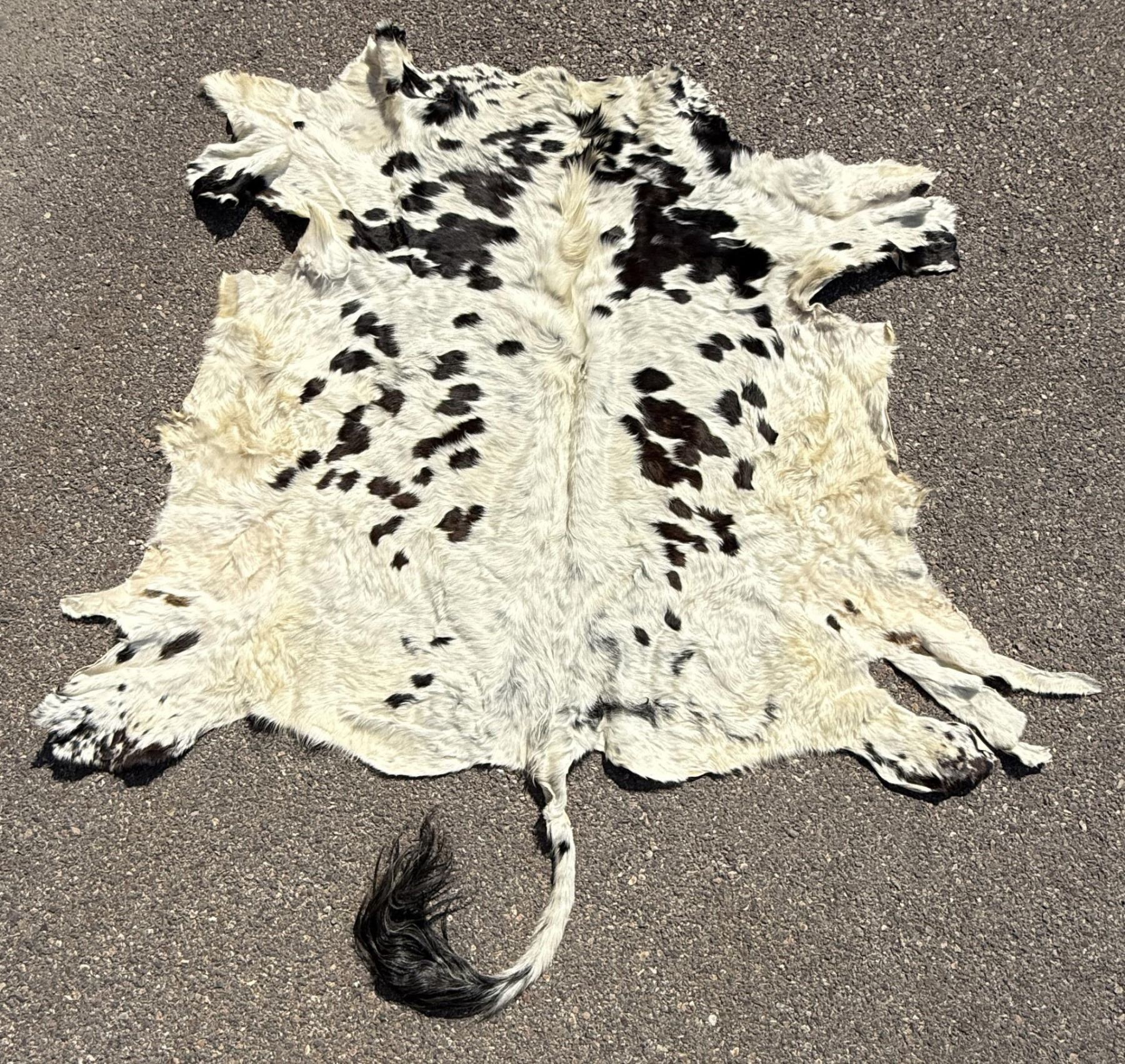 Tanned Brindle Steerhide Steer Bull Cow Rug