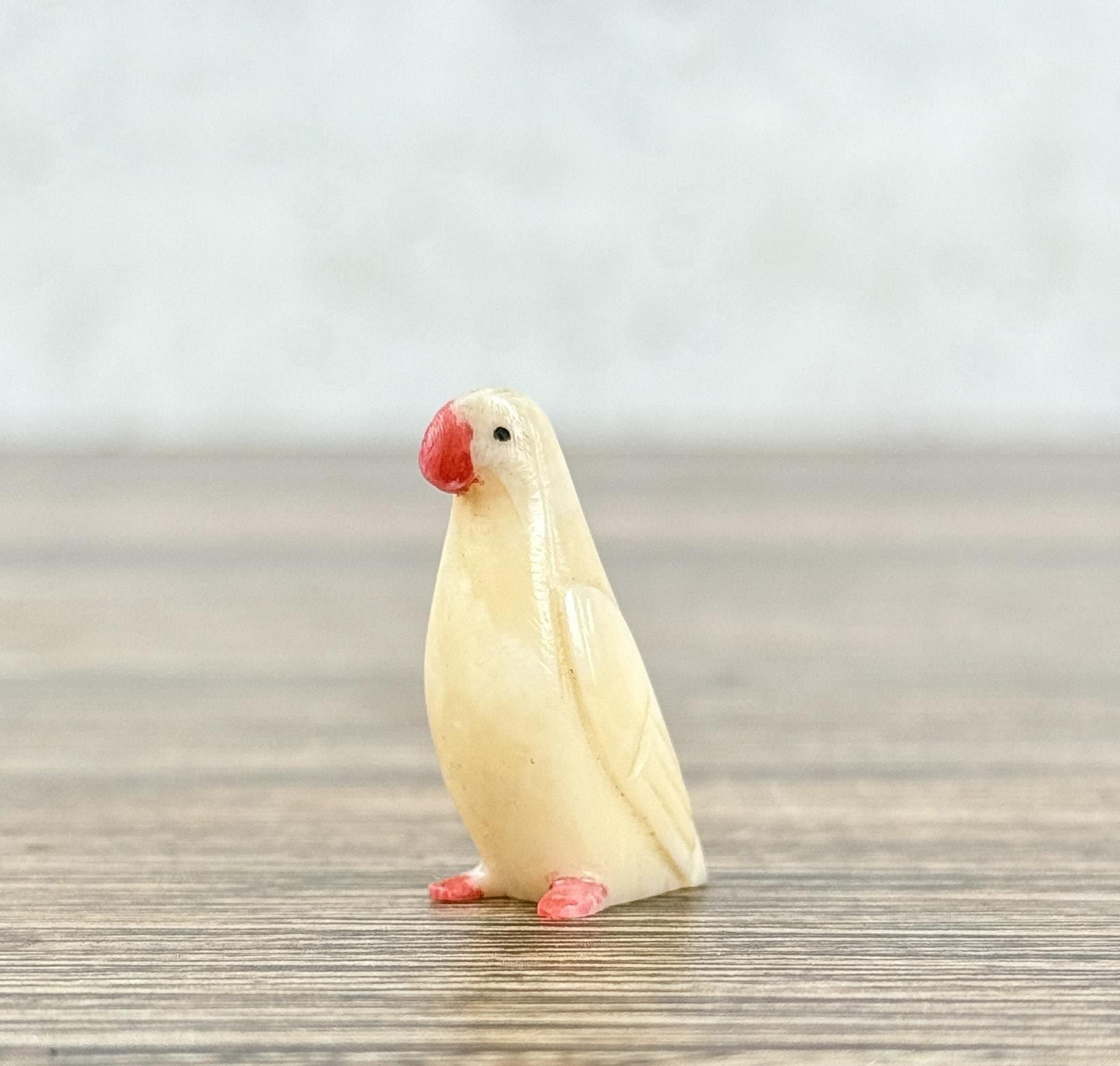 Alaskan Inuit Eskimo Carved Puffin