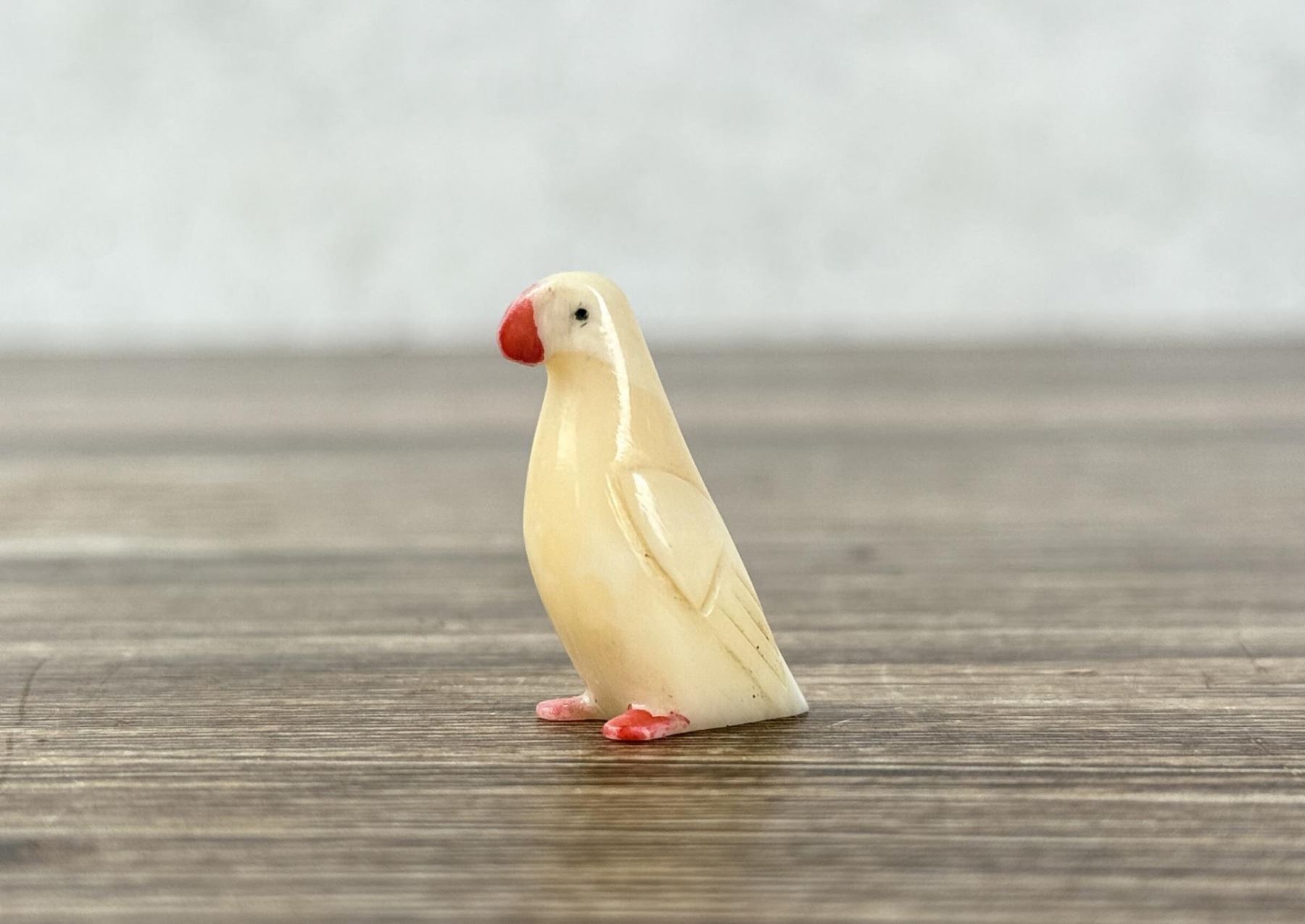 Alaskan Inuit Eskimo Carved Puffin