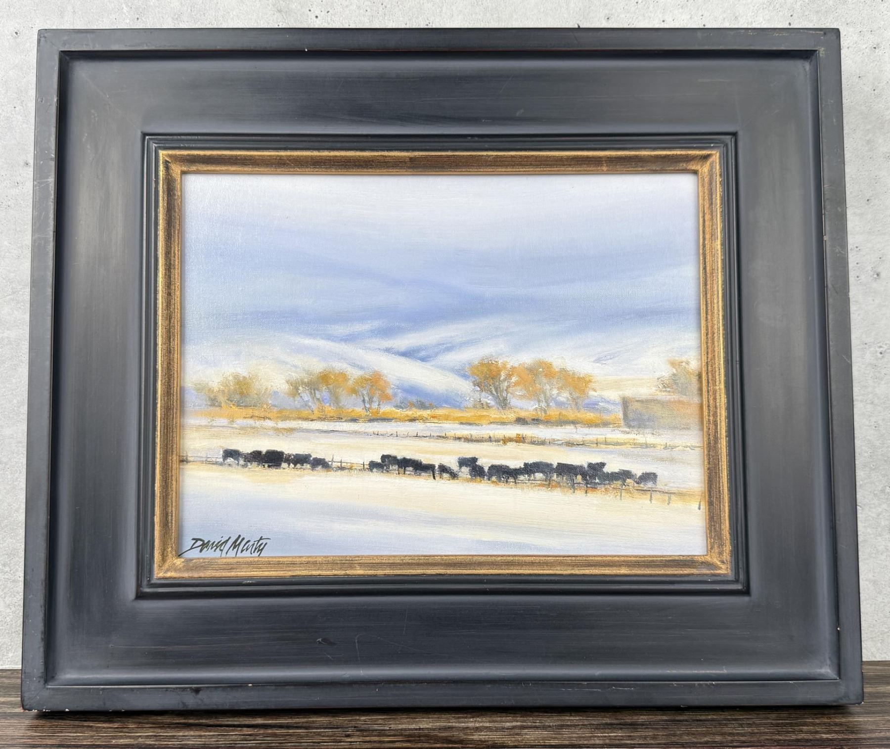 David Marty December Day Oil Painting