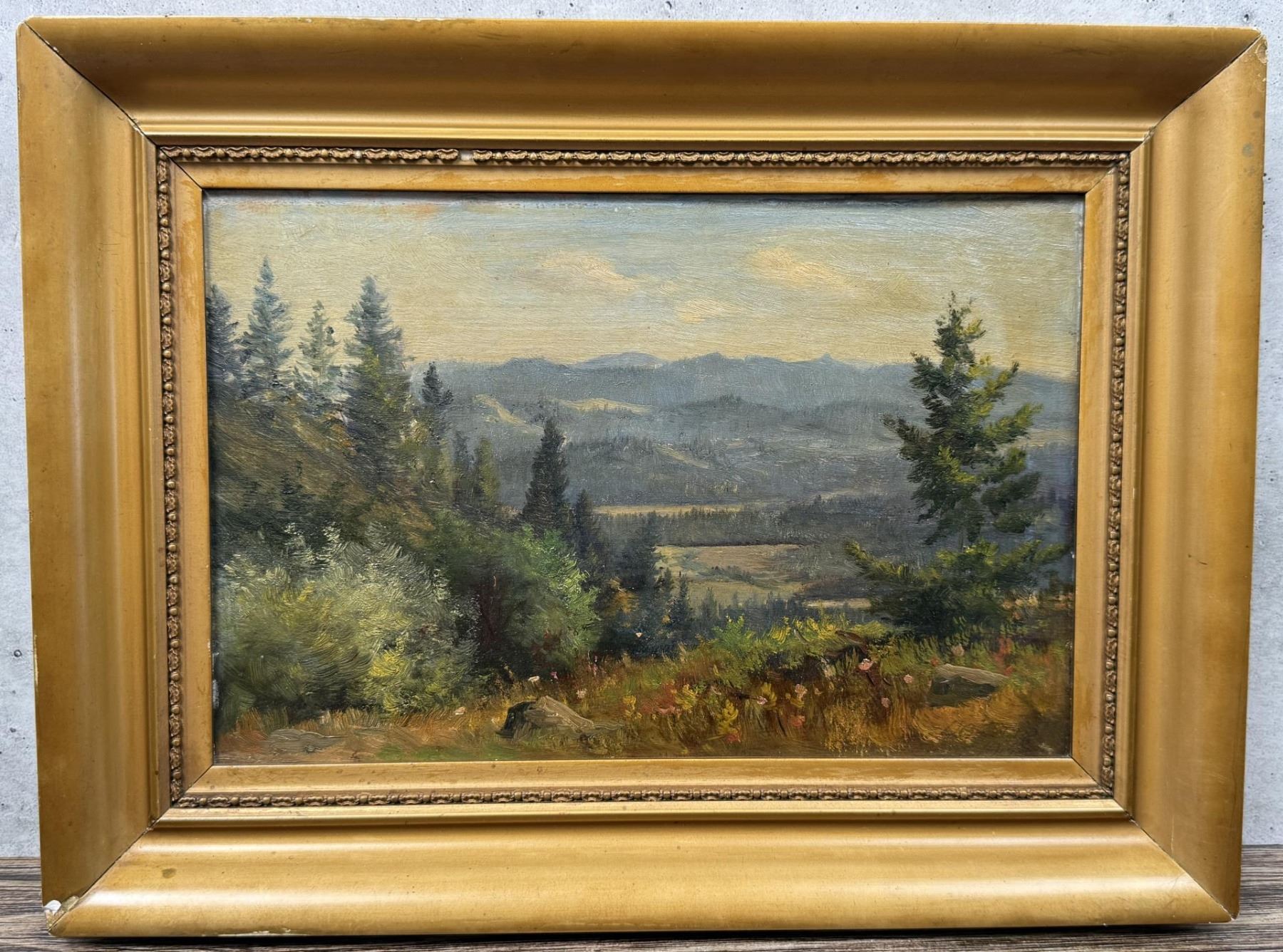 Ralph Earl DeCamp Helena Montana Oil Painting