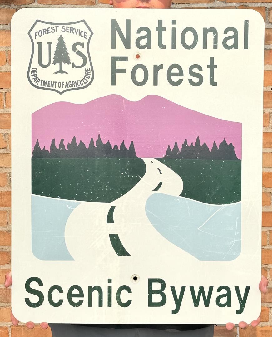 USFS Forest Service Scenic Byway Sign
